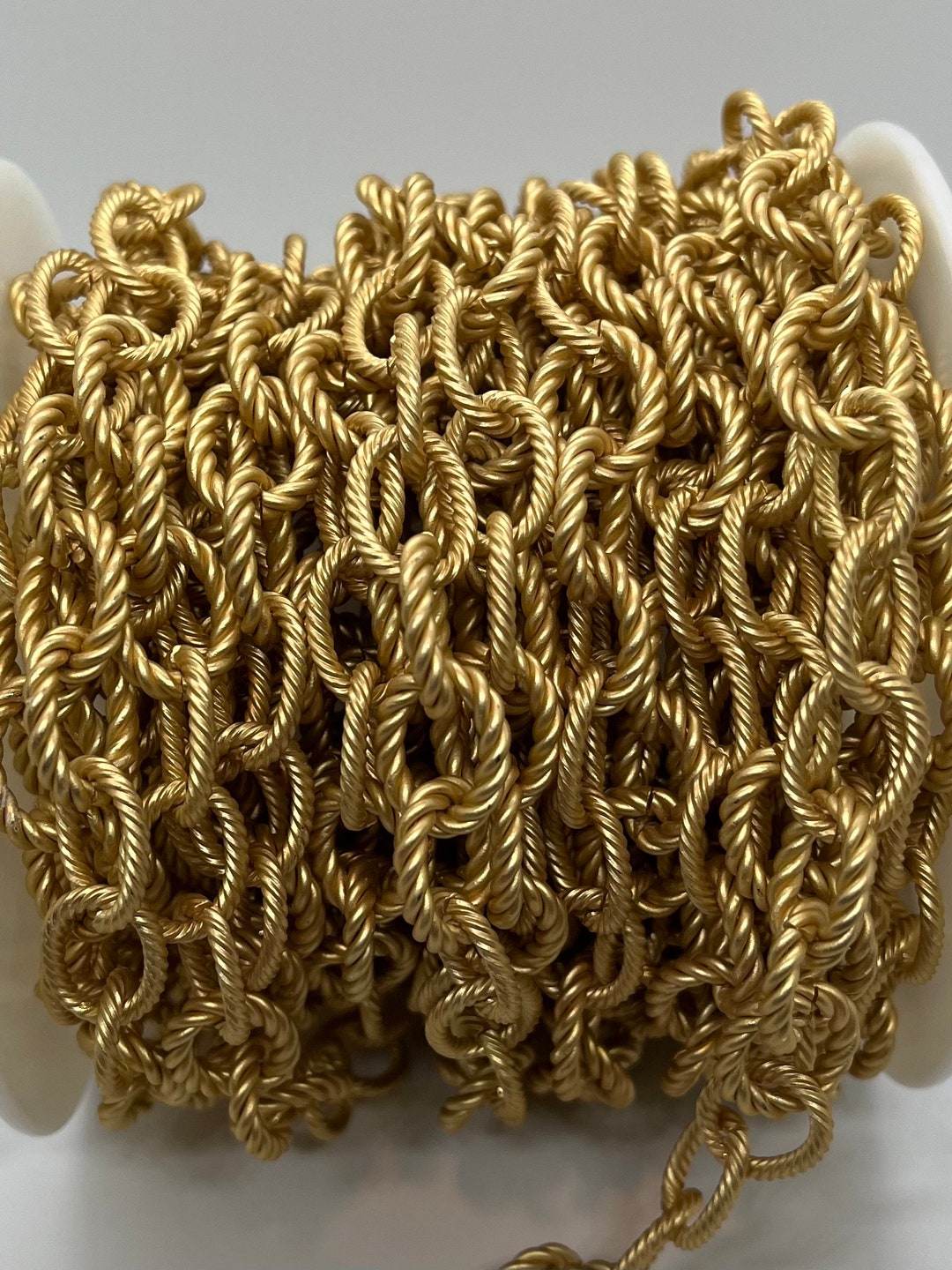 Mixed Rope Chain - Matte Gold - CH90-MG - Choose Your Length - Etsy