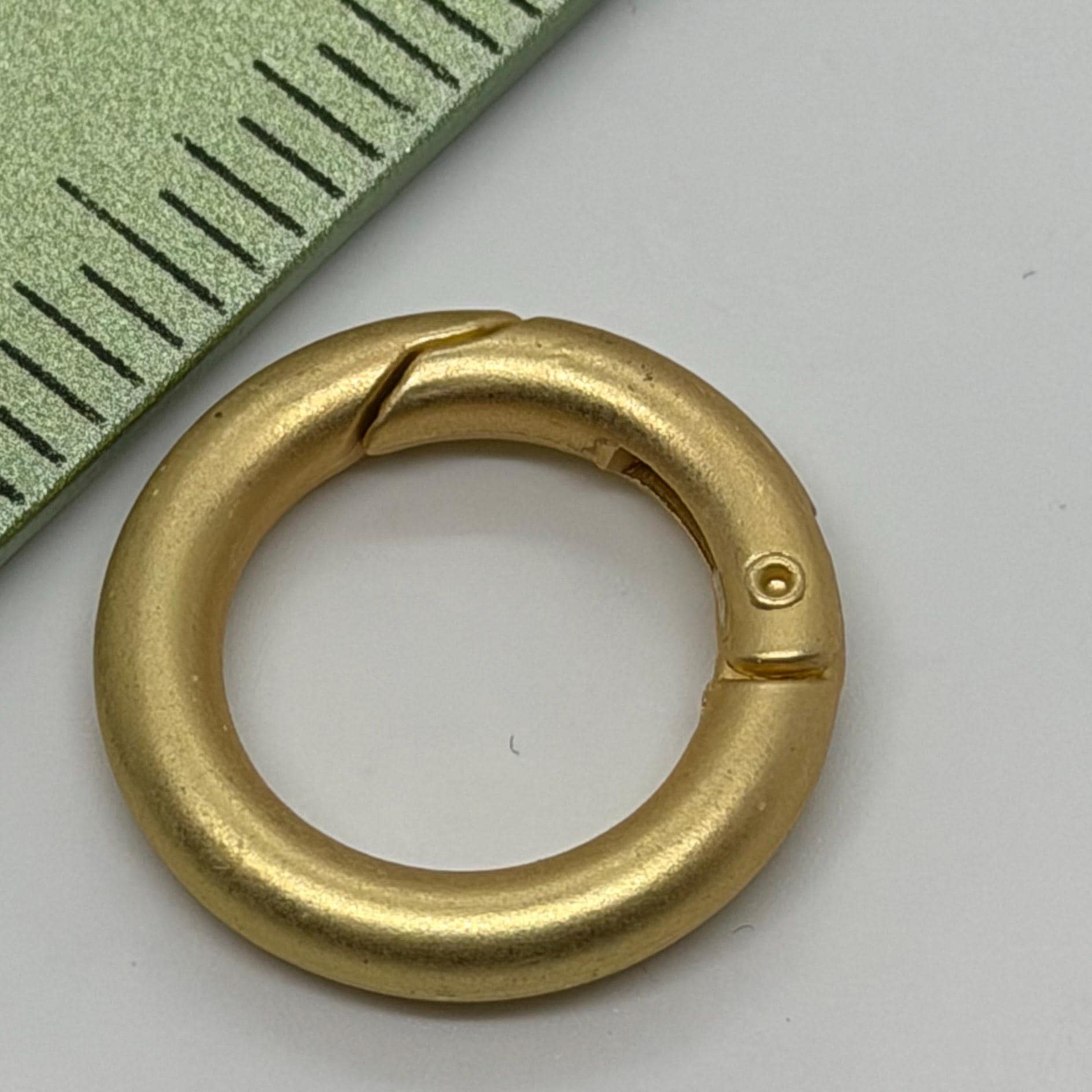 20mm Hinge Ring Clasps - Matte Gold - Choose Your Quantity - Etsy