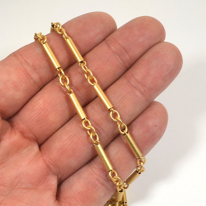 Dynamite Chain Matte Gold CH147-MG Choose Your Length | Etsy