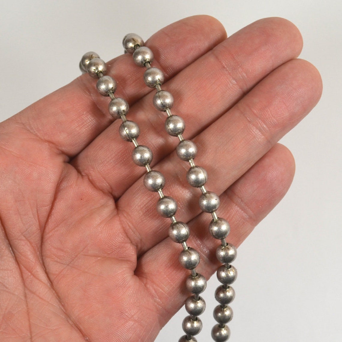6.4mm Ball Chain - Antique Silver - CH99-AS - Choose Your Length ...