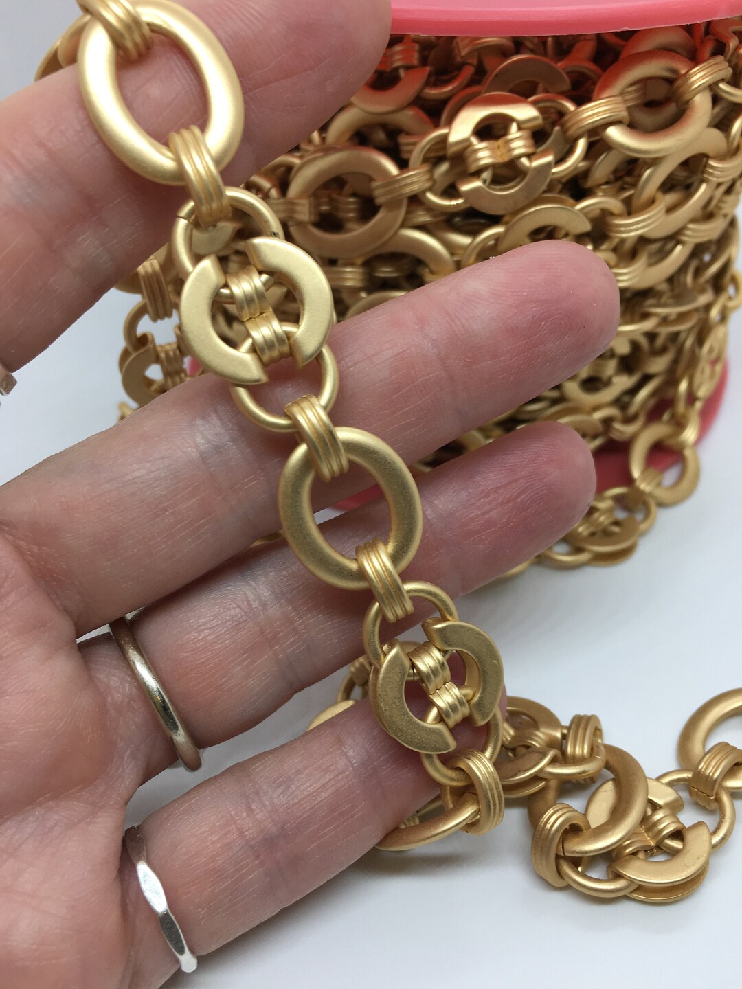 Industrial Chain - Matte Gold - CH149-MG - Choose Your Length - Etsy