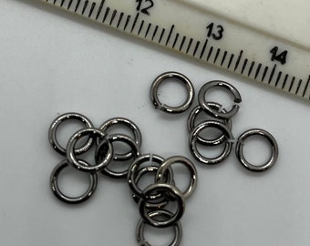 6mm Antique Brass Finish Jump Rings Choose Your Quantity - Etsy