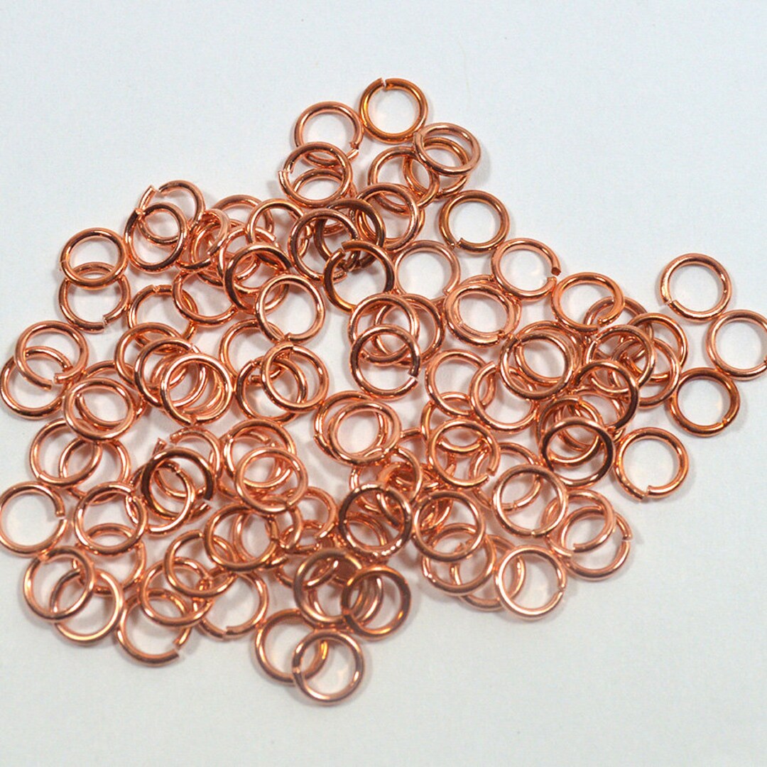 4mm Copper Jump Rings - Etsy