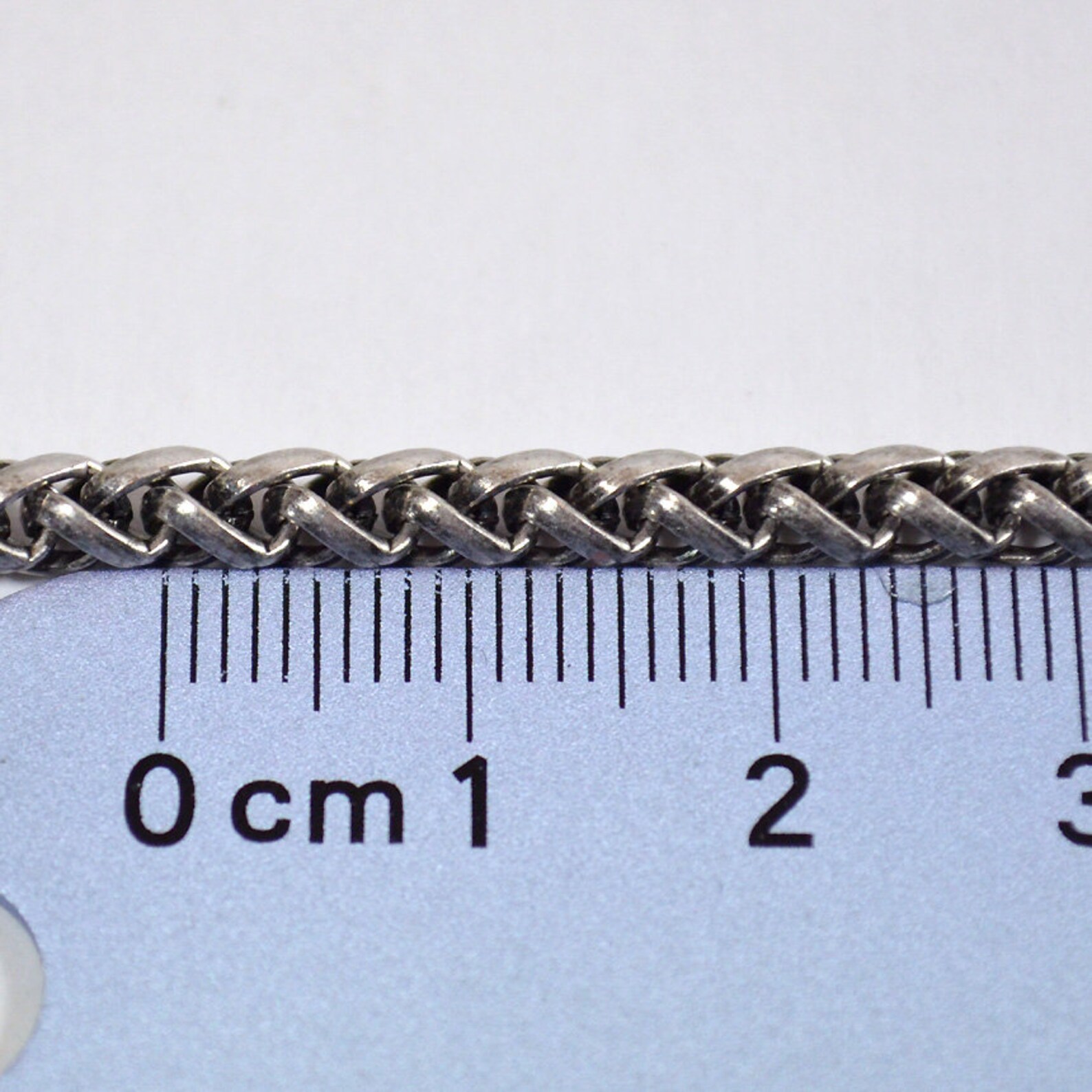 4mm Wheat Chain Antique Silver CH121-AS Choose Your - Etsy