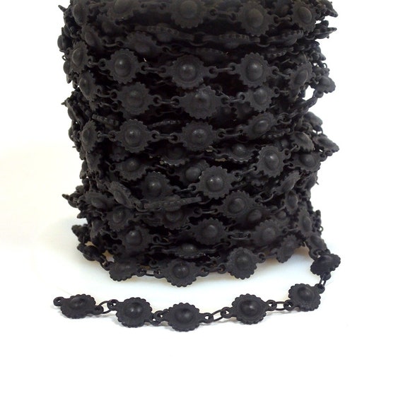 Ball and Cog Chain Midnight Black CH78-NB Choose Your - Etsy