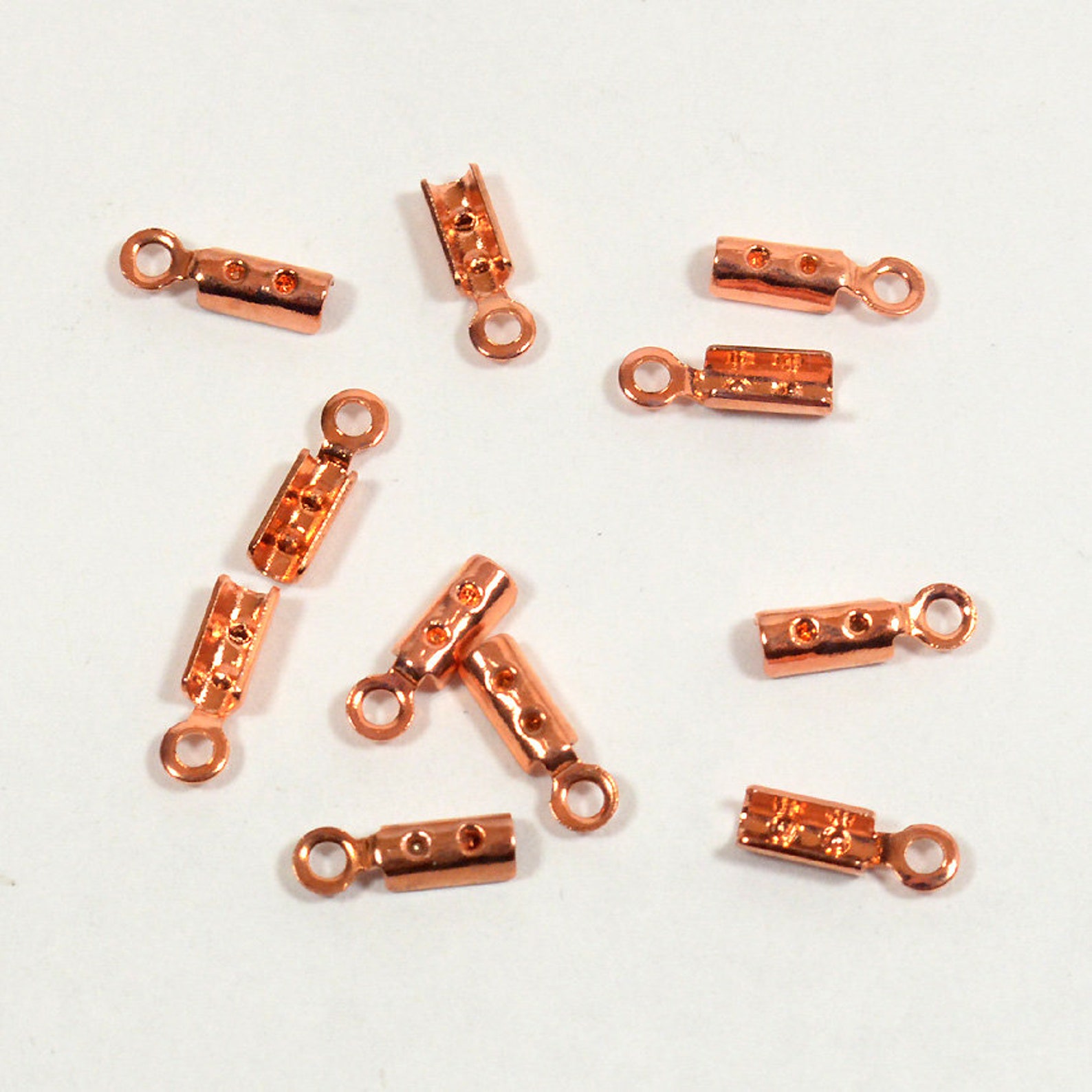 2mm Copper Crimps Choose Your Quantity - Etsy