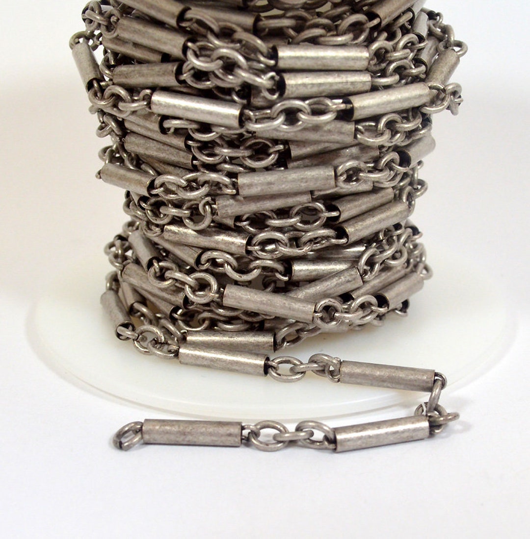 Dynamite Chain - Antique Silver - CH147-AS - Choose Your Length - Etsy