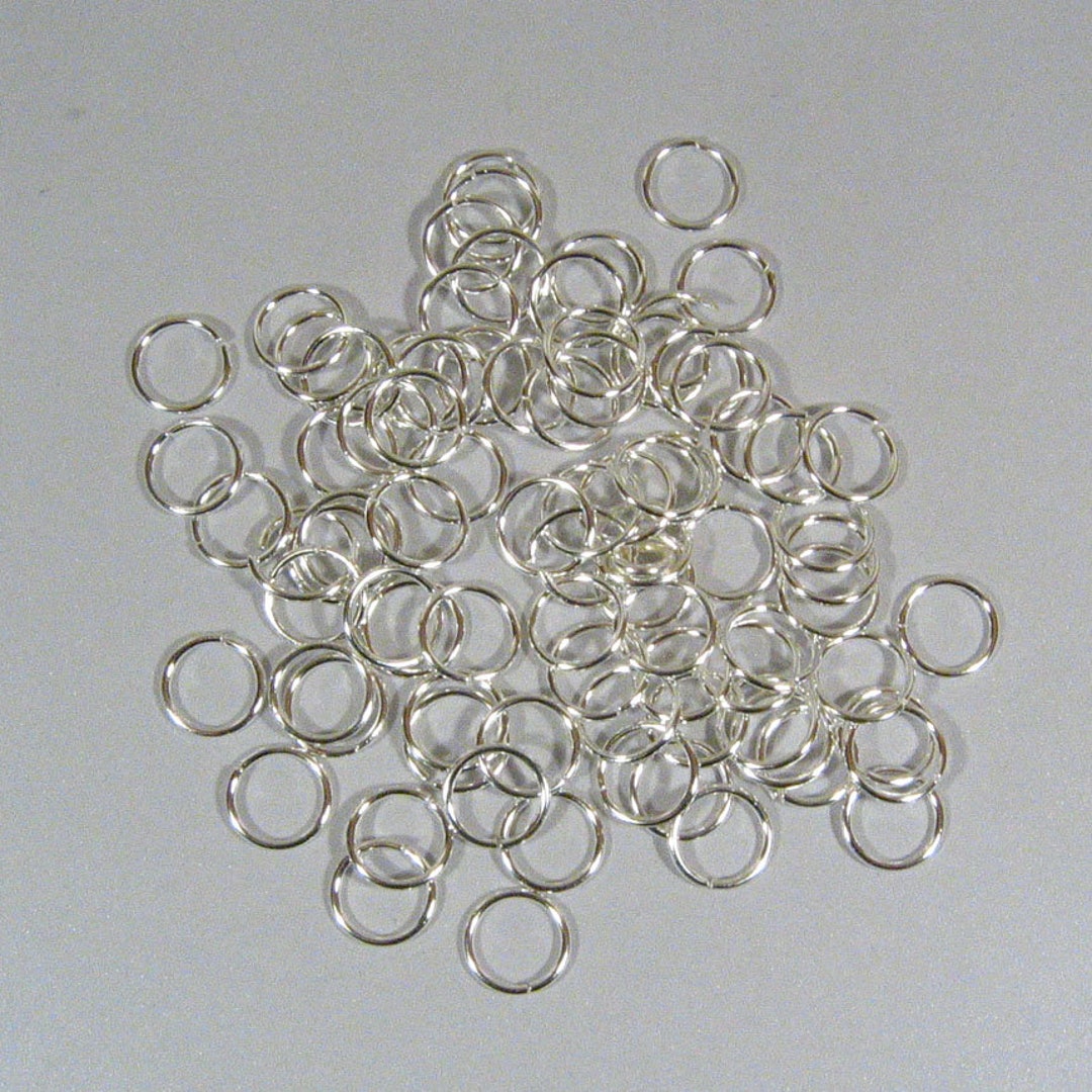 10mm Silver Plated Jump Rings - Choose Your Quantity - Etsy