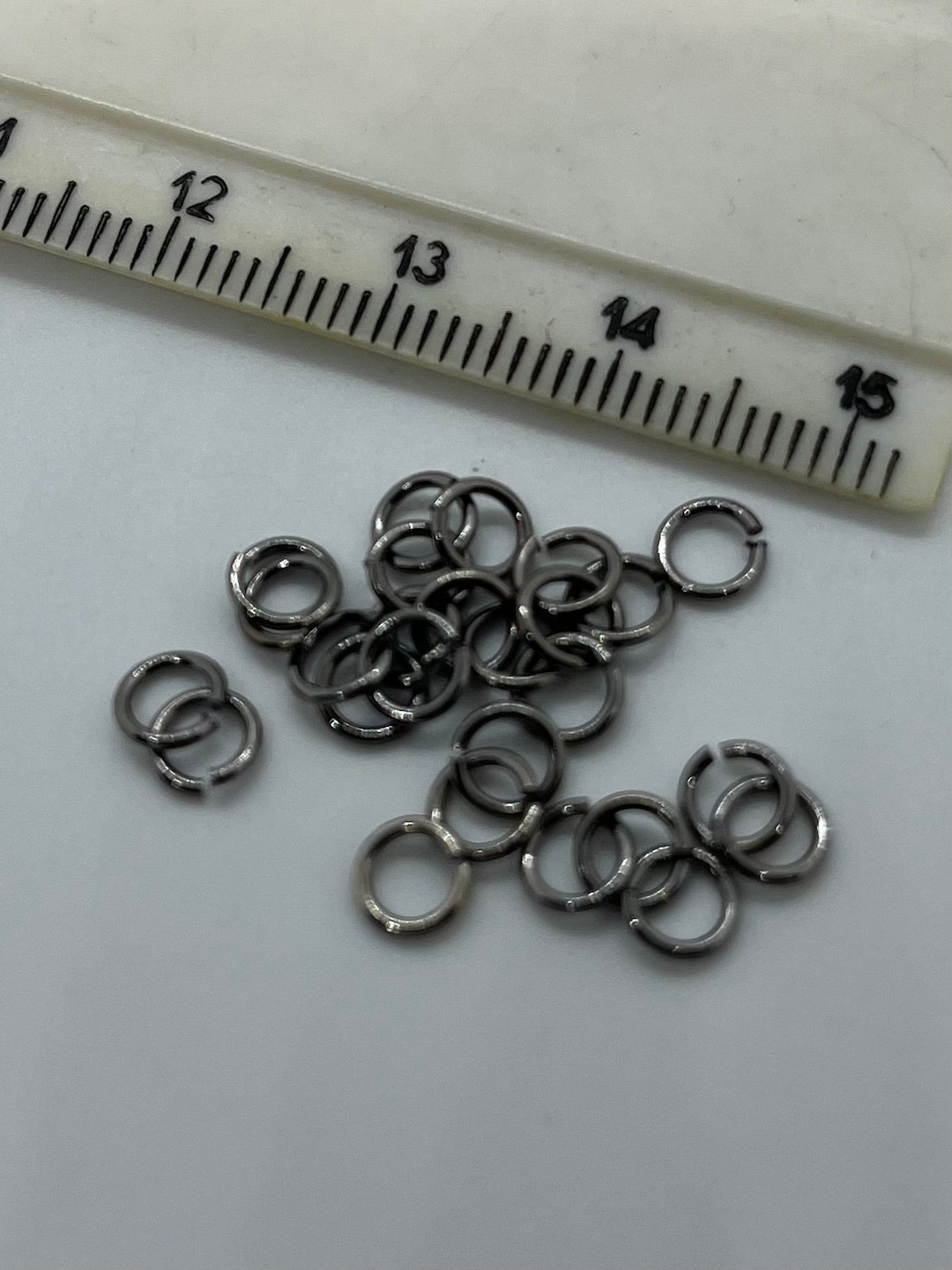 4mm Gunmetal Jump Rings - Etsy
