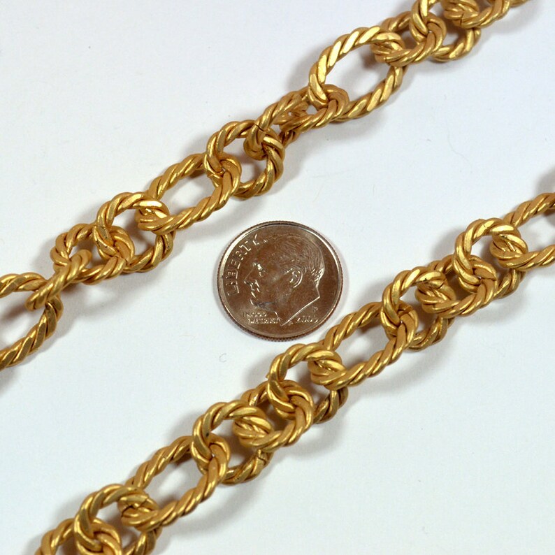 Mixed Rope Chain - Matte Gold - CH84-MG - Choose Your Length - Etsy