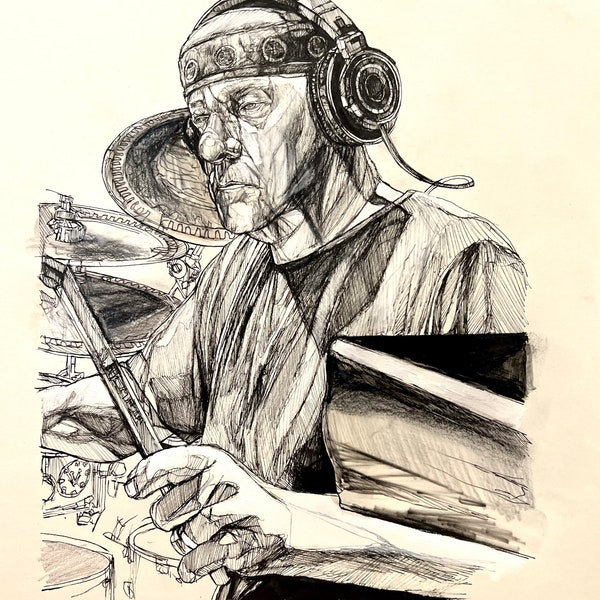 Neil Peart Art - Etsy