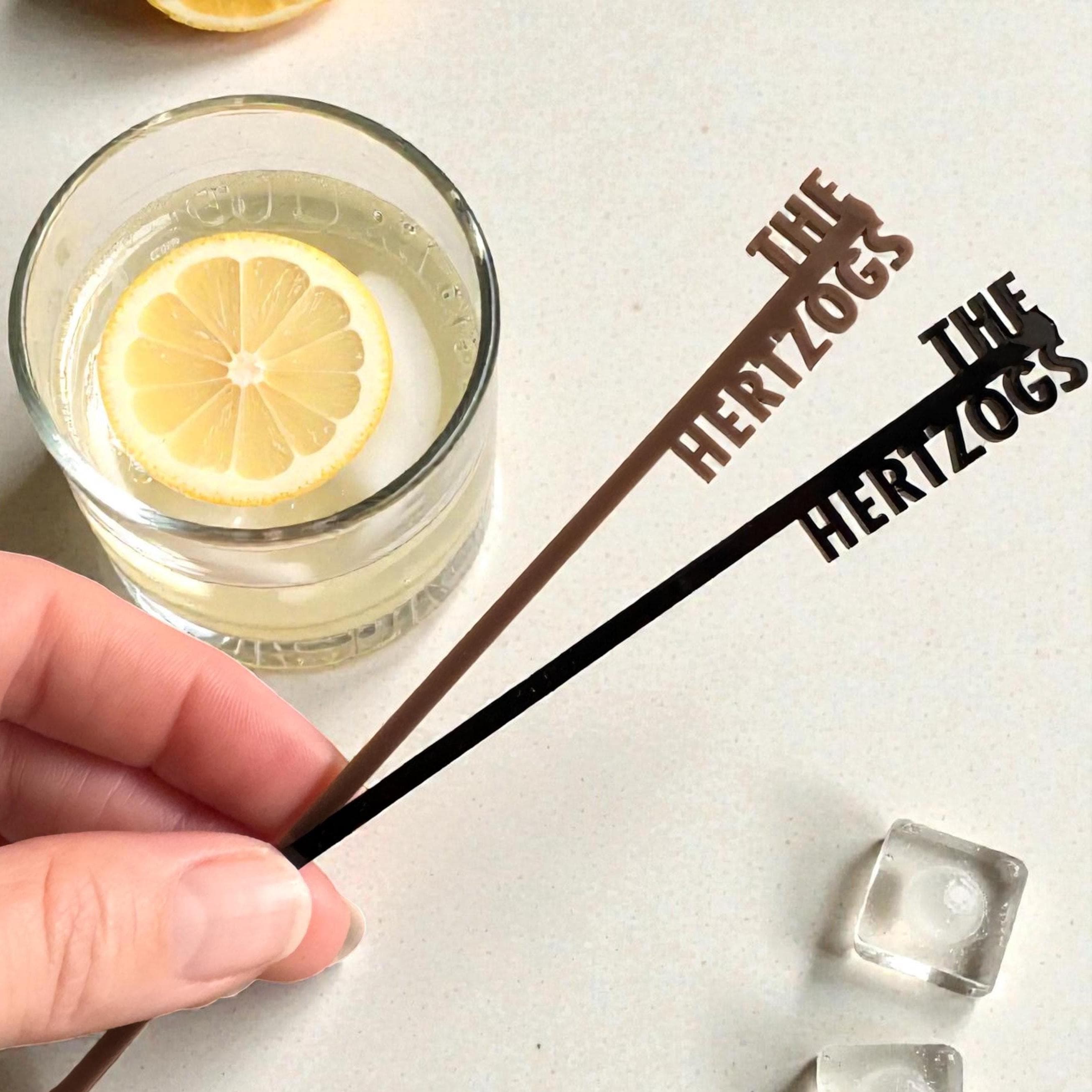 Custom Drink Stir Sticks, Personalized Name Stirrers, Laser Cut ...