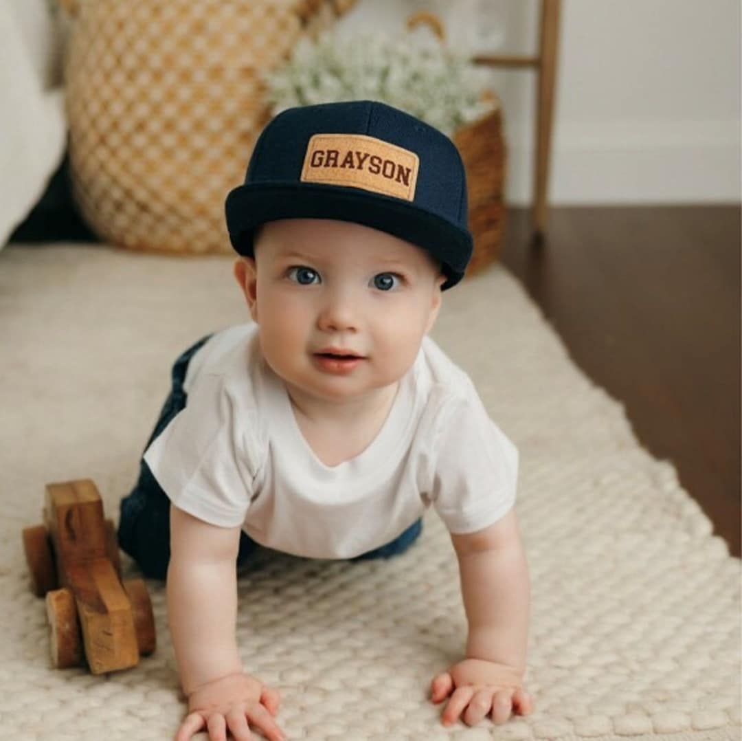 Personalized Name Snapback Hat, Baby Infant Toddler Kids and Adult - Etsy