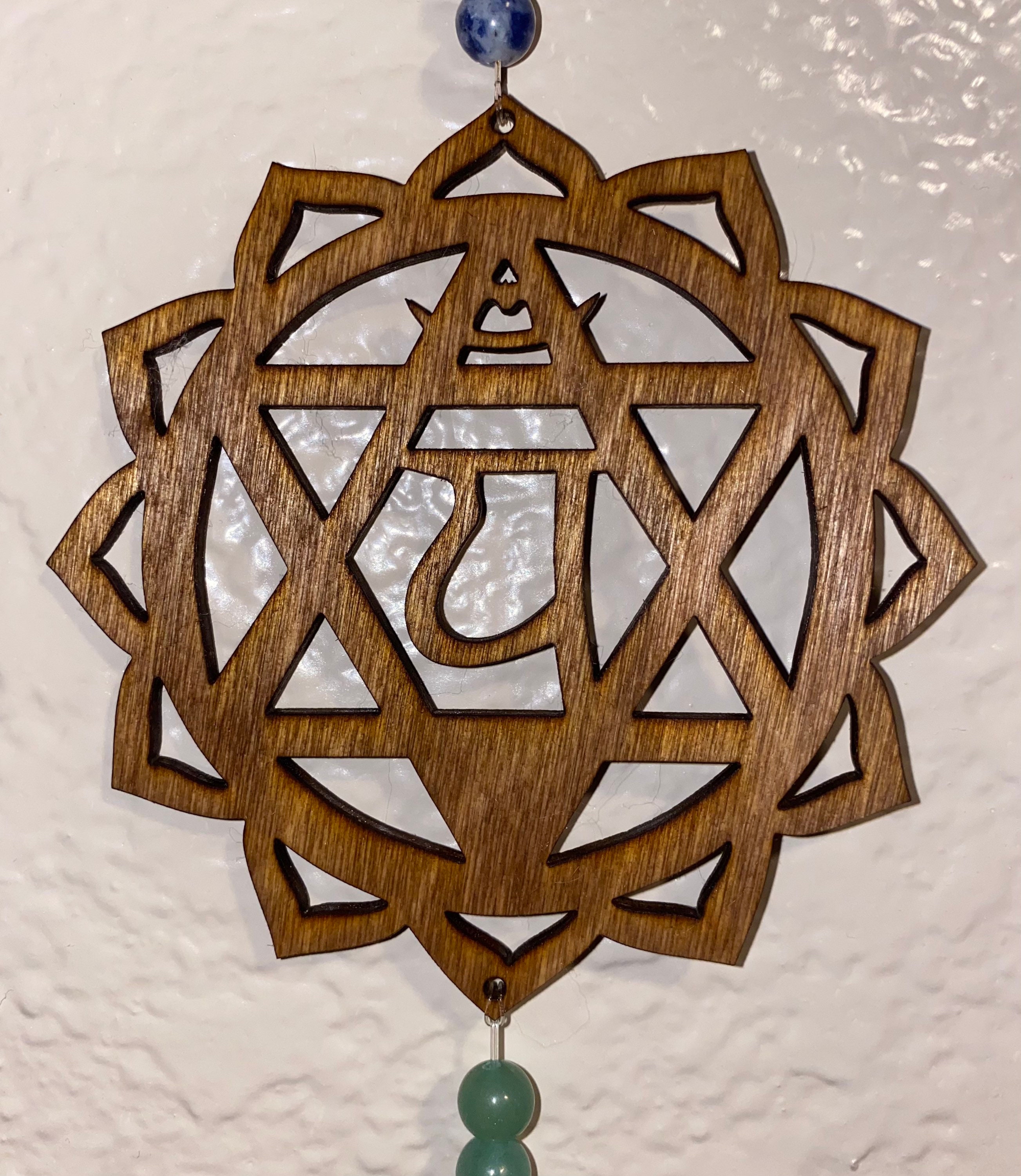 Chakras Seven Chackras Chackra Gemstones Wall Hanging | Etsy