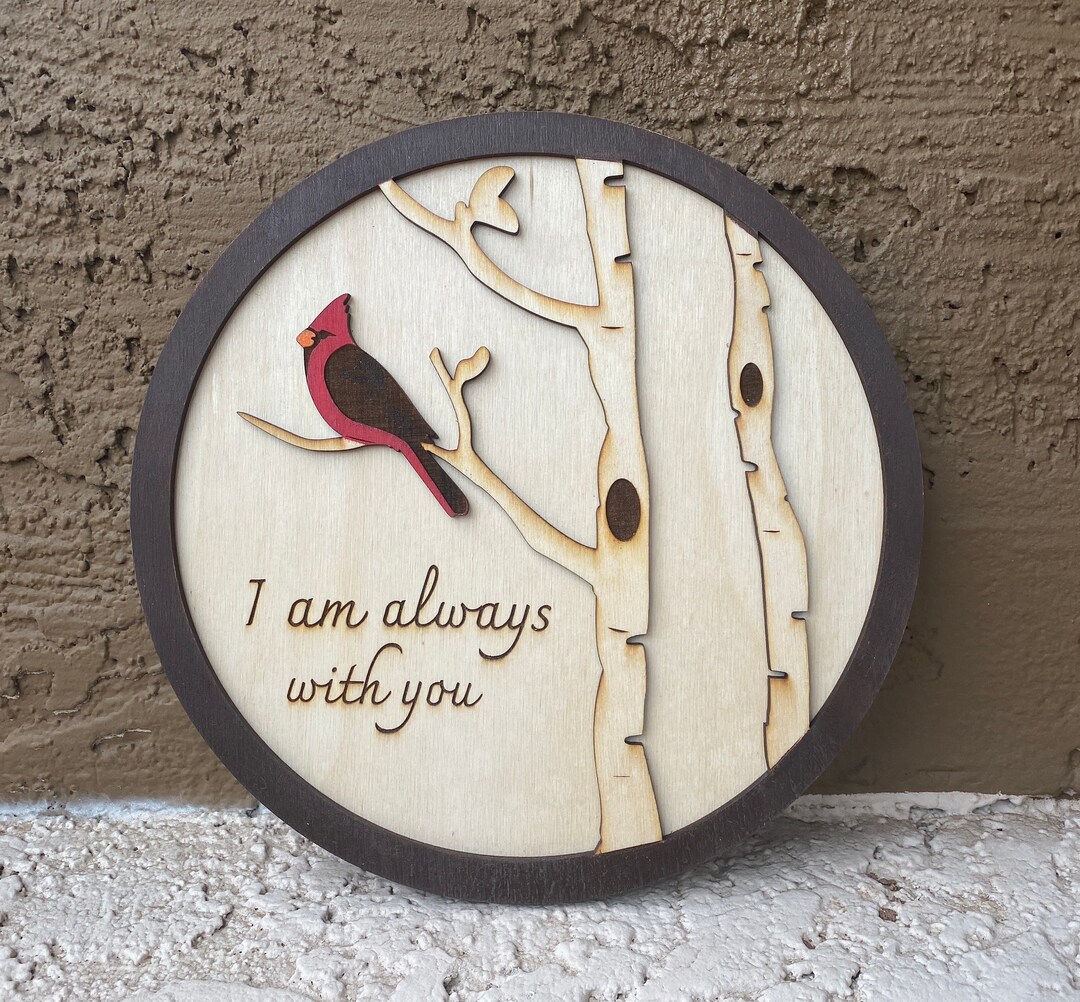 Cardinal, Red Cardinal, Bird, Always With You, Memorial, Engravable ...