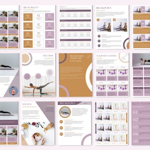 Fitness Ebook Template | Fitness Program Planner | Fitness Coach ...