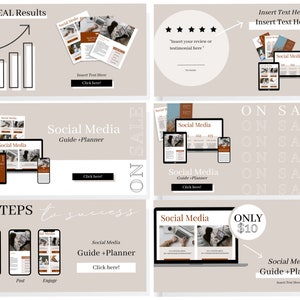 Facebook Ad Templates for Ebooks | Social Media Template | Social Media ...