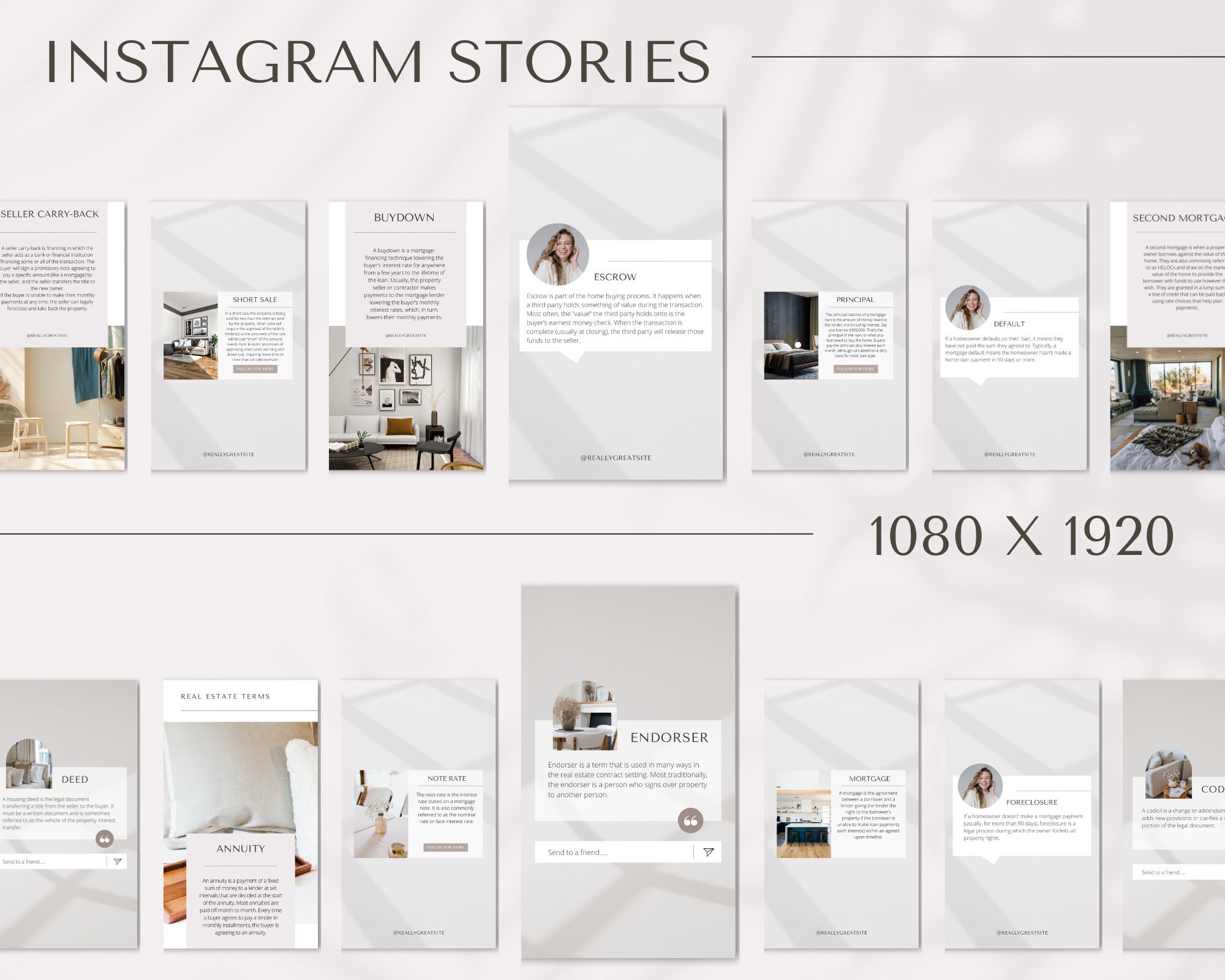 Aesthetic Real Estate Agent Terms Real Estate Marketing - Etsy