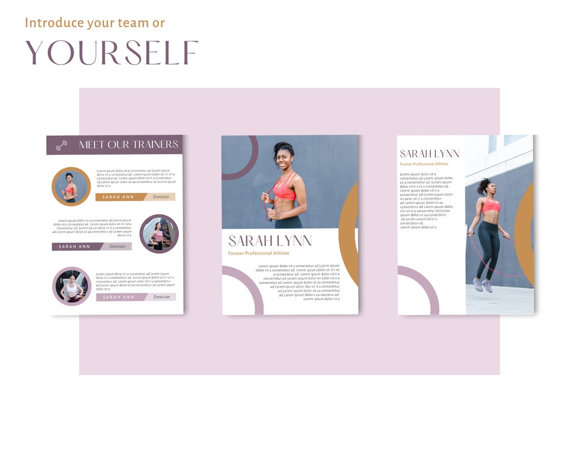 Fitness Ebook Template Fitness Program Planner Fitness | Etsy