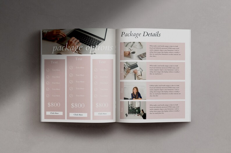 Services and Pricing Packet Template Client Welcome Guide - Etsy