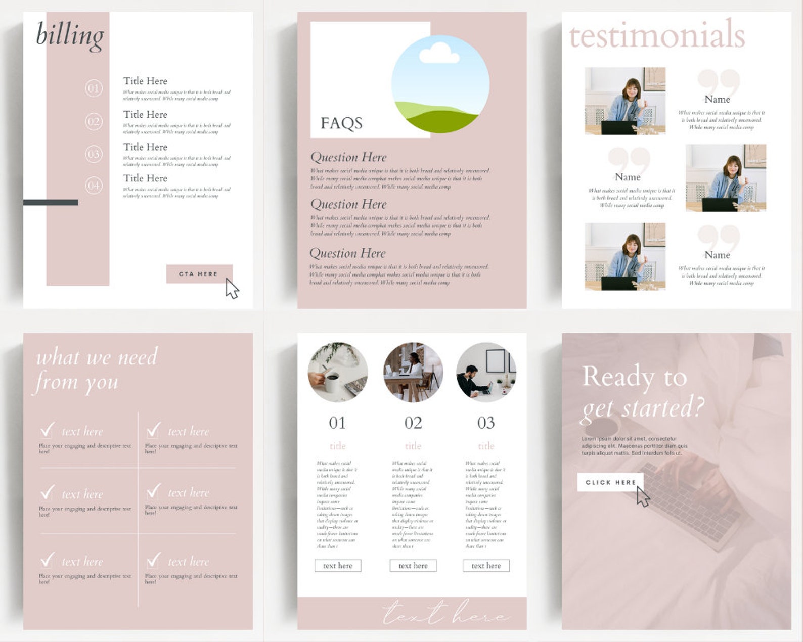 Coaching Packet Template Client Welcome Guide New Client | Etsy