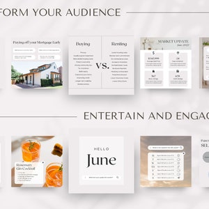 June Real Estate Agent Social Media Posts | Real Estate Instagram Posts ...