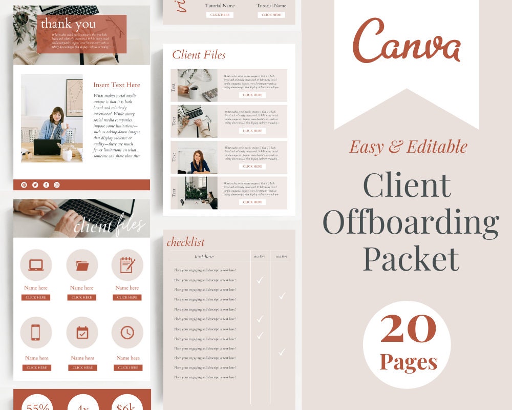 Templates Design & Templates Stationery Virtual Assistant Packet ...