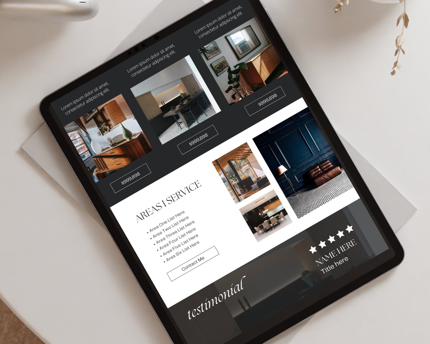 Modern Website for Real Estate Agents Realtor Website Theme - Etsy