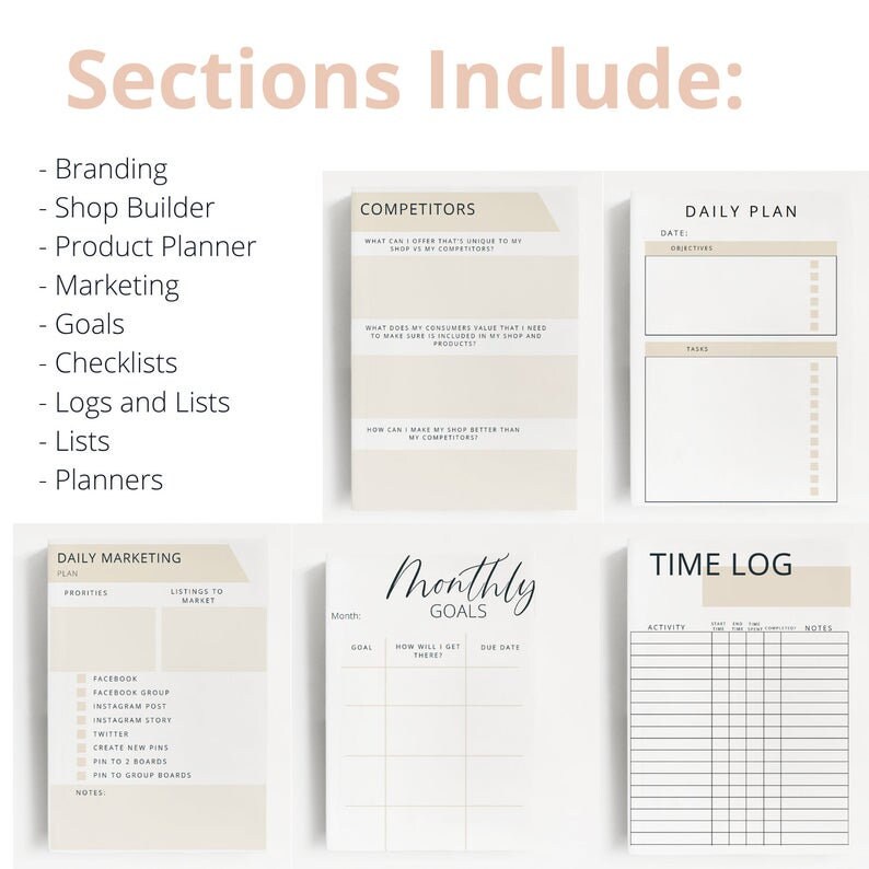 Etsy Beginners Bundle Etsy Shop Guide to Success Etsy Shop - Etsy