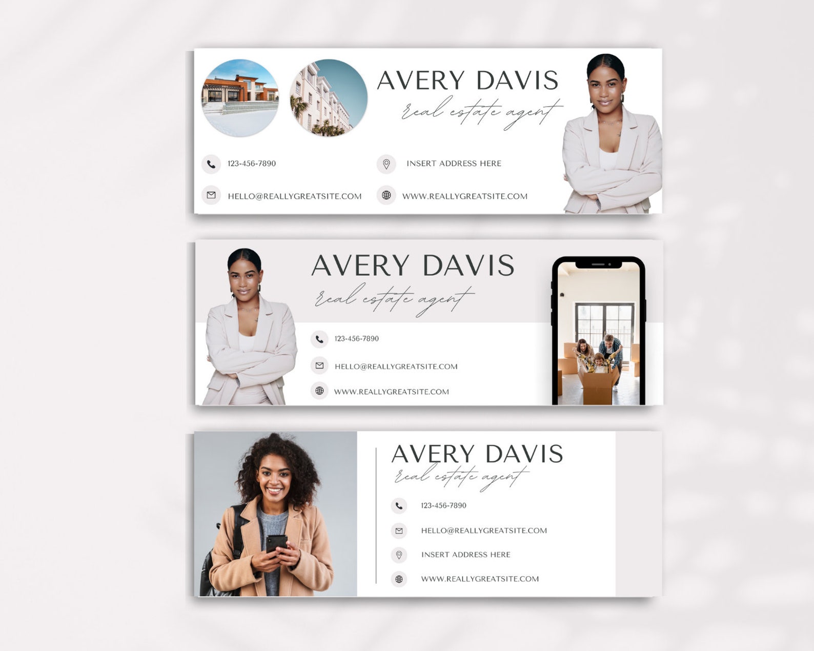 Real Estate Agent Email Signature Template Real Estate - Etsy