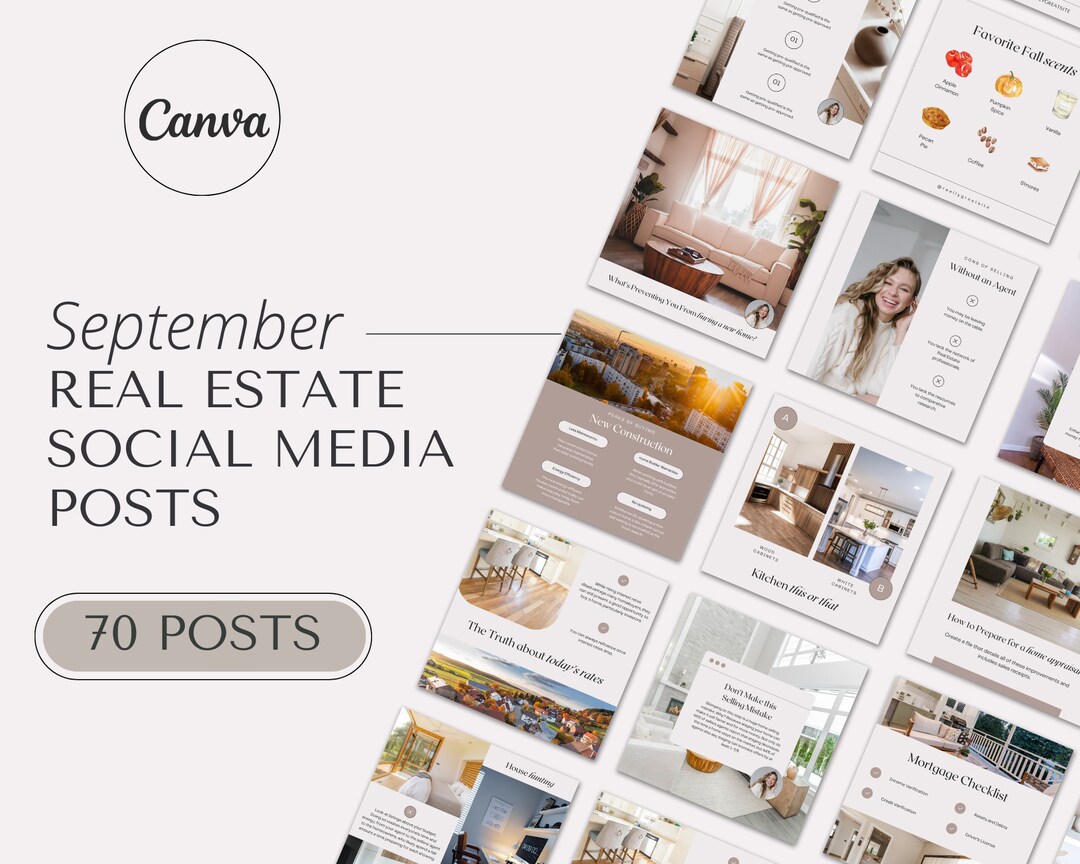 September Real Estate Agent Social Media Posts | Real Estate Instagram ...