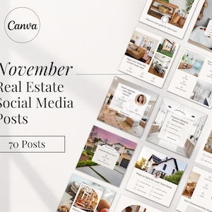 2024 November Real Estate Agent Social Media Posts | Real Estate ...