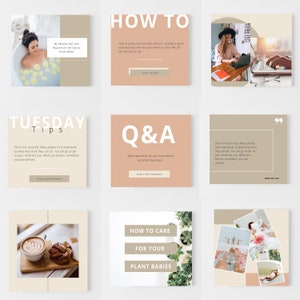 Facebook Post Templates | Social Media Content | Social Media Templates ...