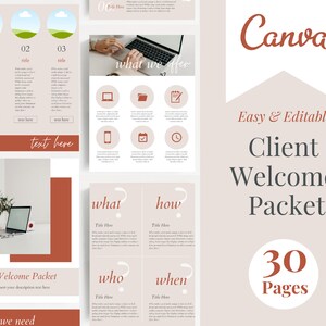 Client Welcome Packet | Client Onboarding Packet | New Client Packet ...