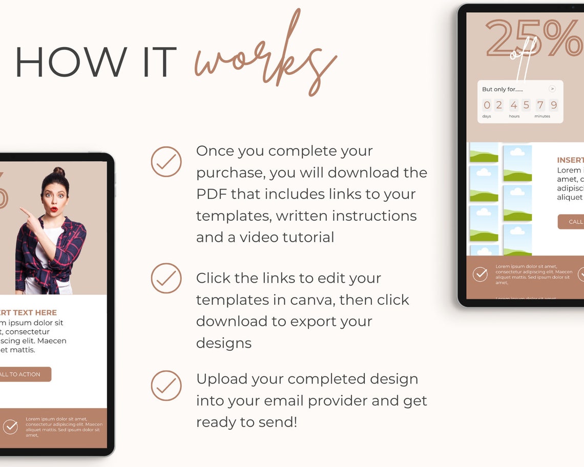 Email Marketing Templates for Course Creators Small Business | Etsy