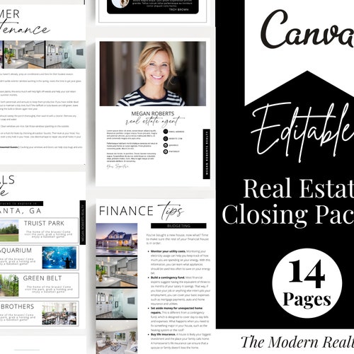 Real Estate Client Closing Guide Exit Packet New Home Binder - Etsy