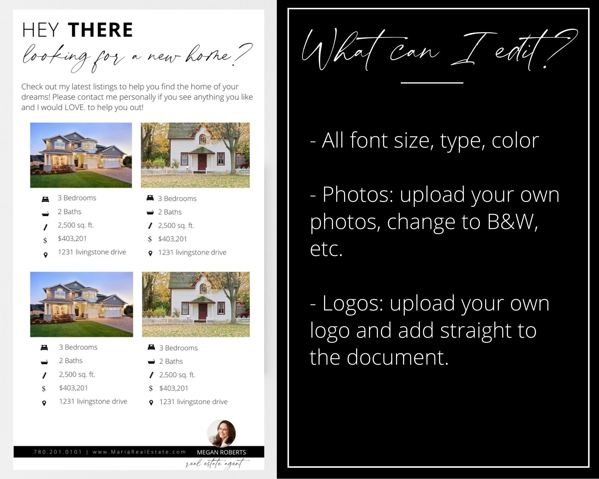 Real Estate Email Templates for Mailchimp Editable Realtor - Etsy