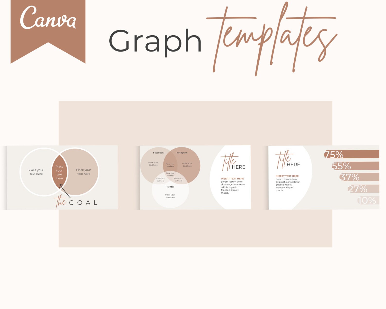 Boho Slide Deck Templates Course Creator Templates - Etsy