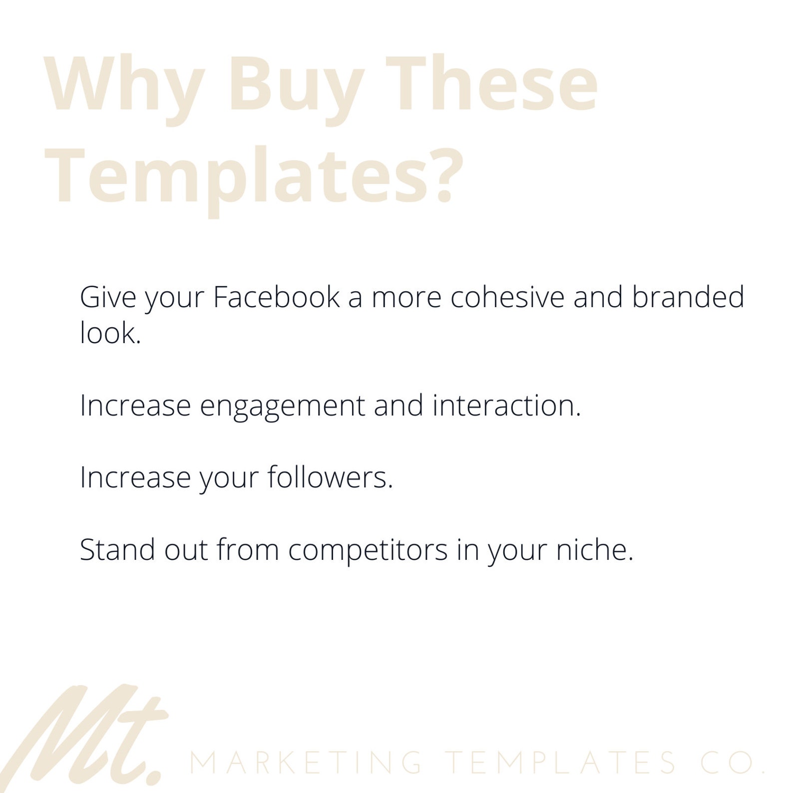Editable Facebook Post Templates Social Media Content Social Media ...