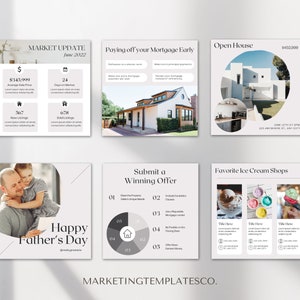 June Real Estate Agent Social Media Posts | Real Estate Instagram Posts ...