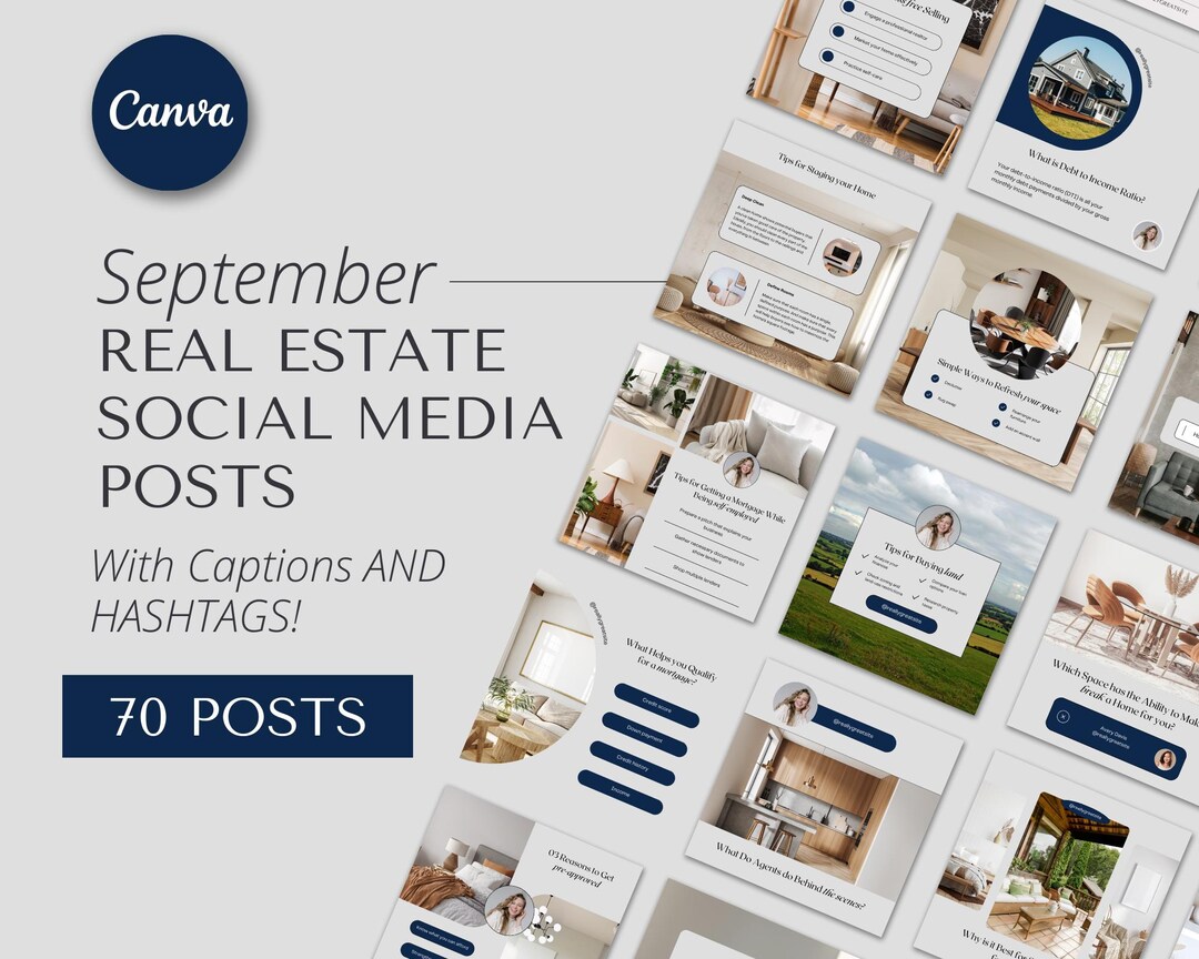 2024 Fall September Real Estate Agent Instagram Posts With Captions ...
