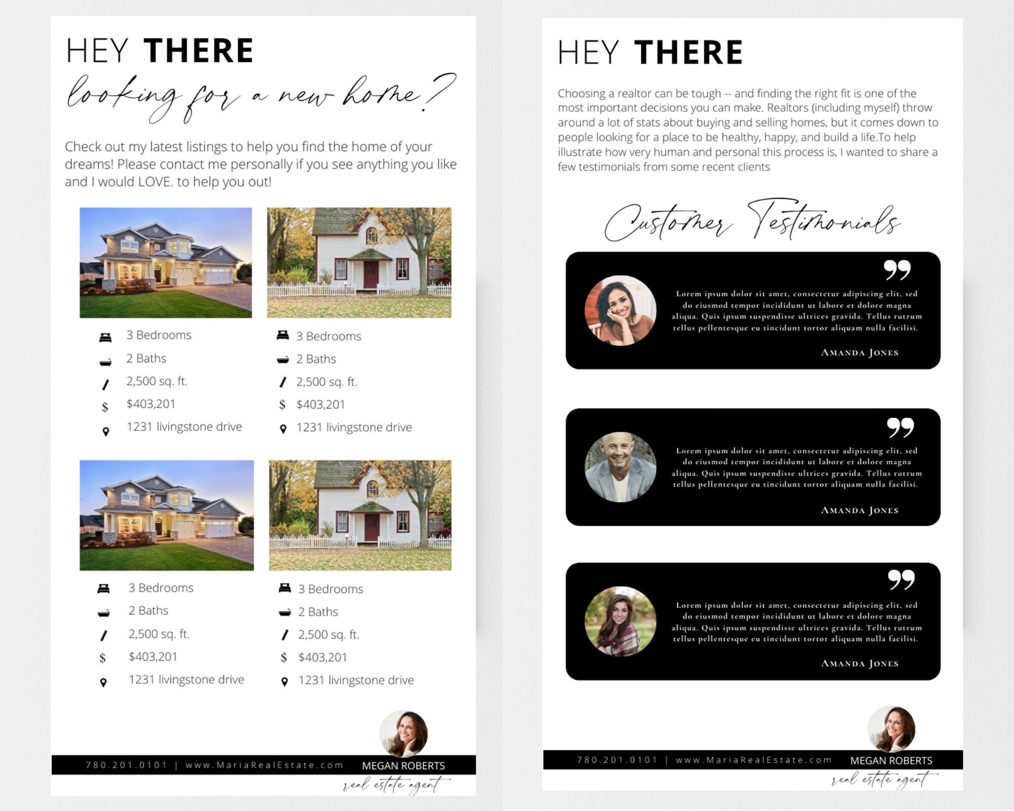 Real Estate Email Templates for Mailchimp Editable Realtor - Etsy