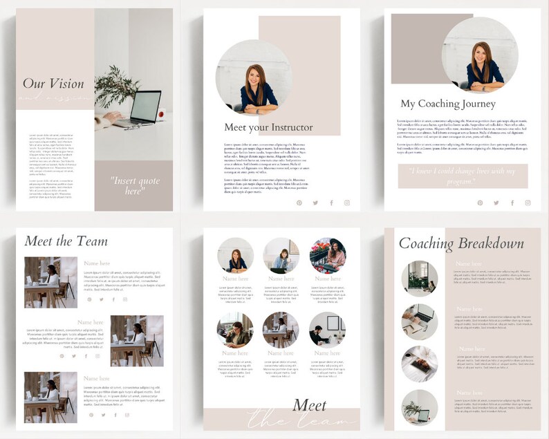 Coaching Packet Template Client Welcome Guide New Client | Etsy