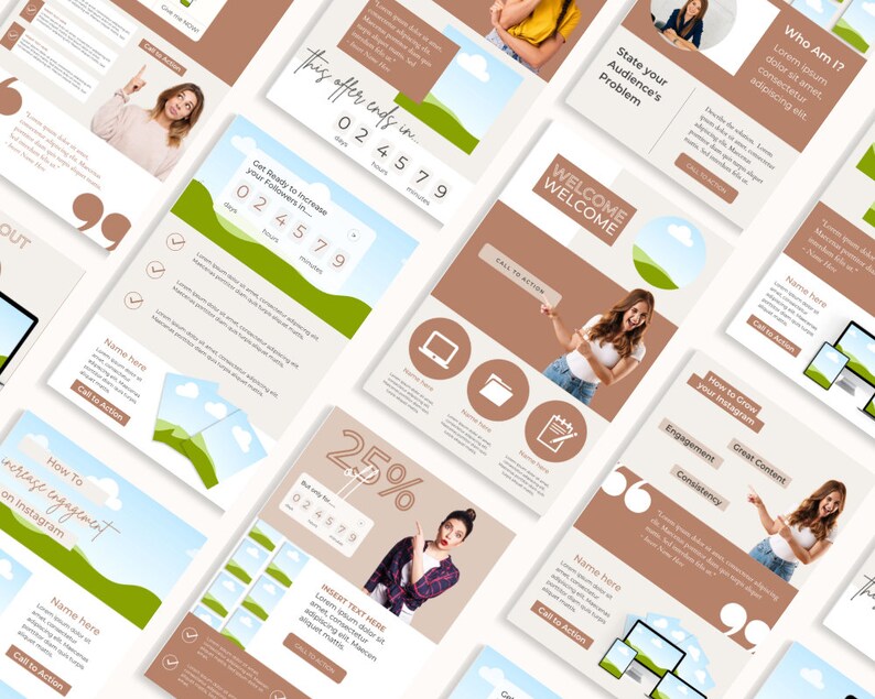 Email Marketing Template Bundle Small Business Marketing - Etsy