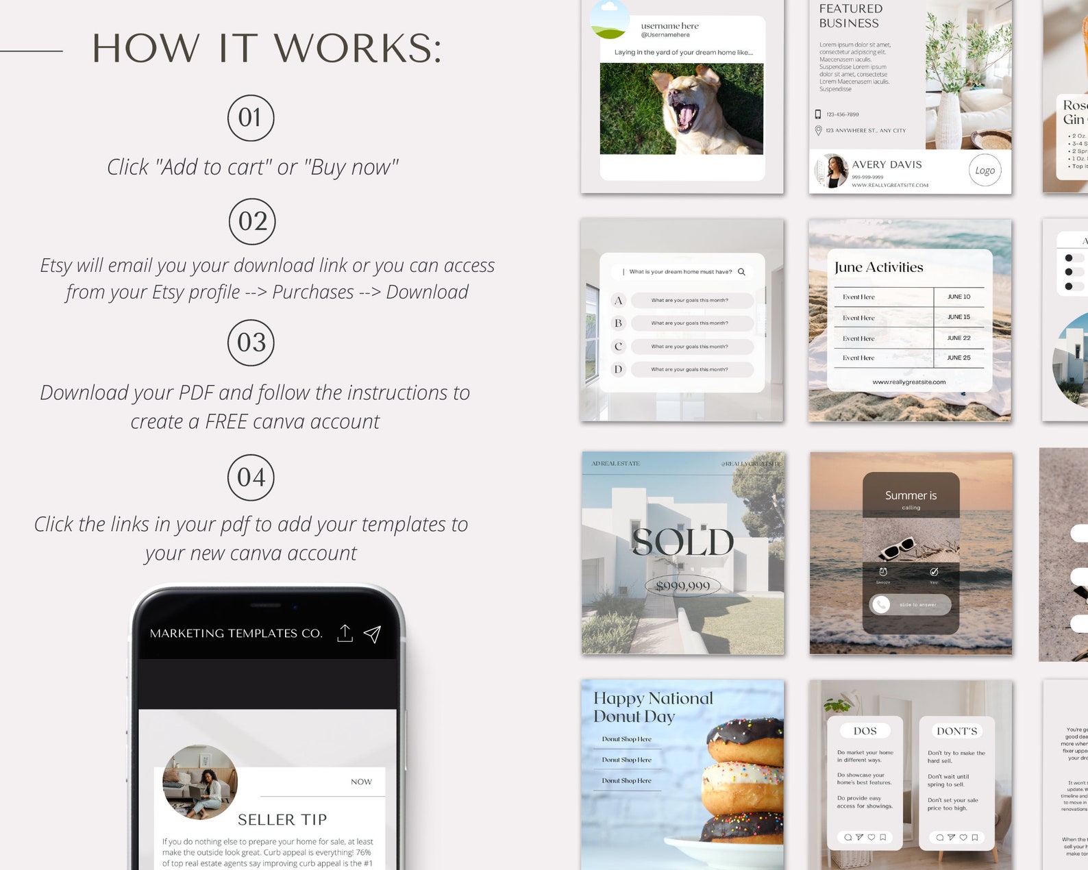 June Real Estate Agent Social Media Posts With Captions Real Estate ...