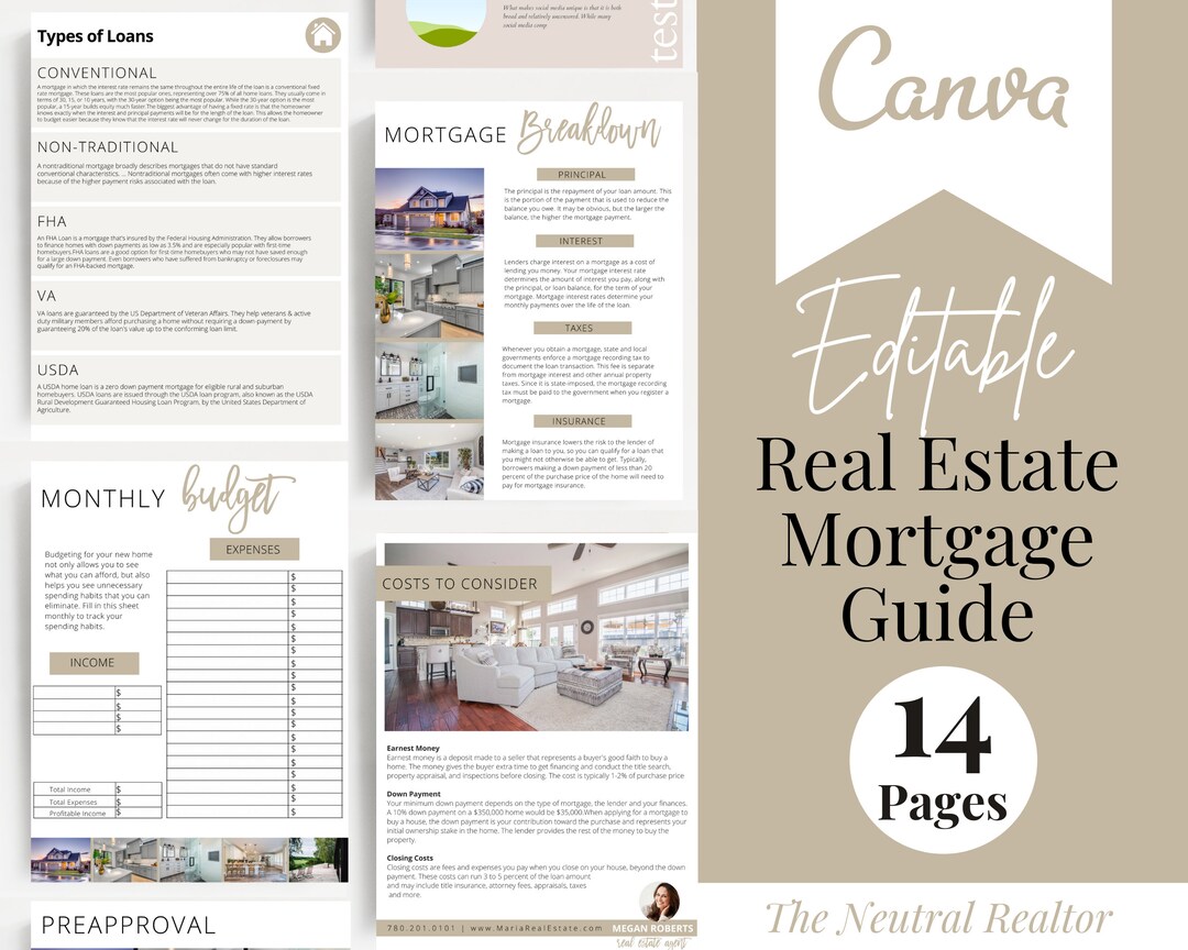 Real Estate Mortgage Guide Home Buying Guide Home Buyer Presentation ...