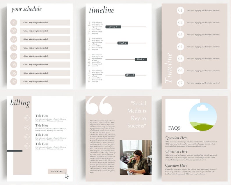 Coaching Packet Template Client Welcome Guide New Client | Etsy
