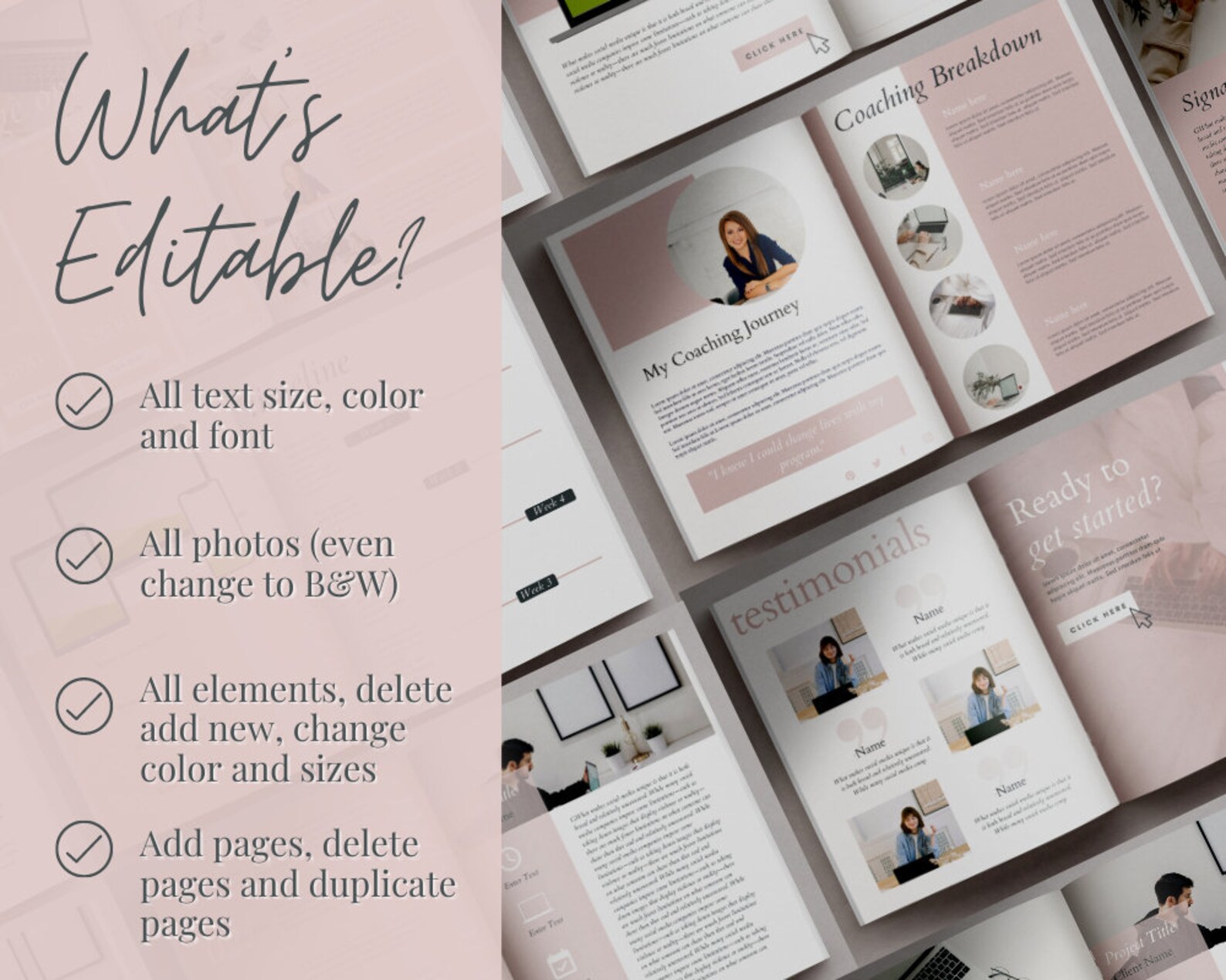 Coaching Packet Template Client Welcome Guide New Client | Etsy UK