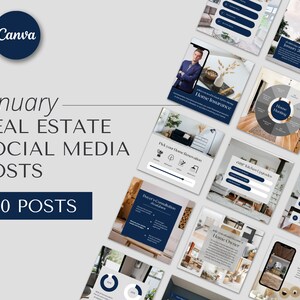 January Real Estate Agent Social Media Post | Real Estate Instagram ...