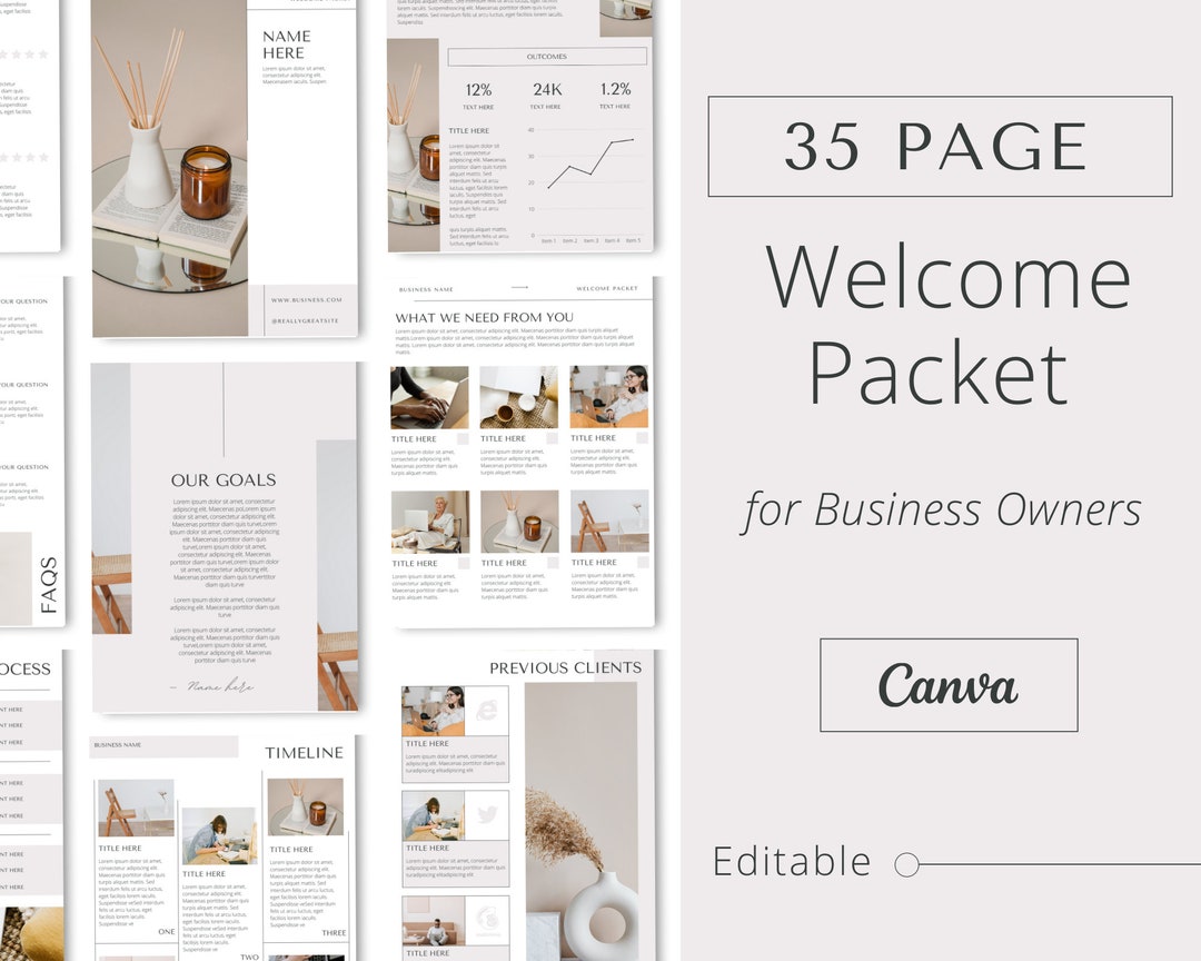 Client Welcome Packet | Client Onboarding Packet | New Client Packet ...